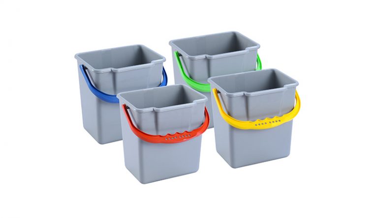 Grey 6L Buckets | Bayersan Cleaning Equipment